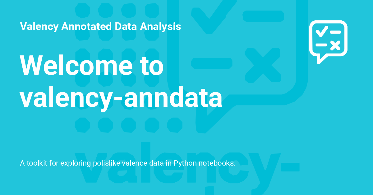 Valency Annotated Data Analysis